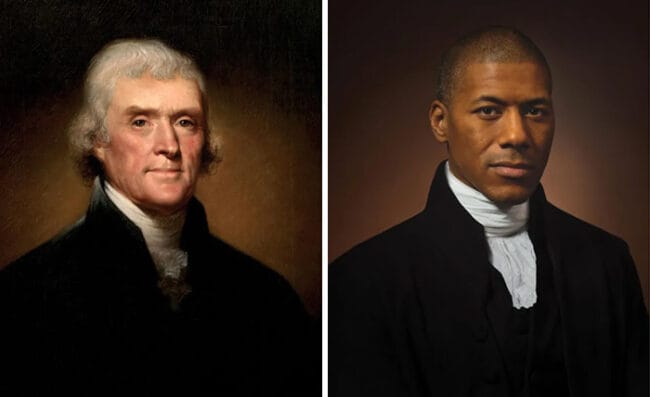 Photographer showcases side-by-side portraits of famous historical ...