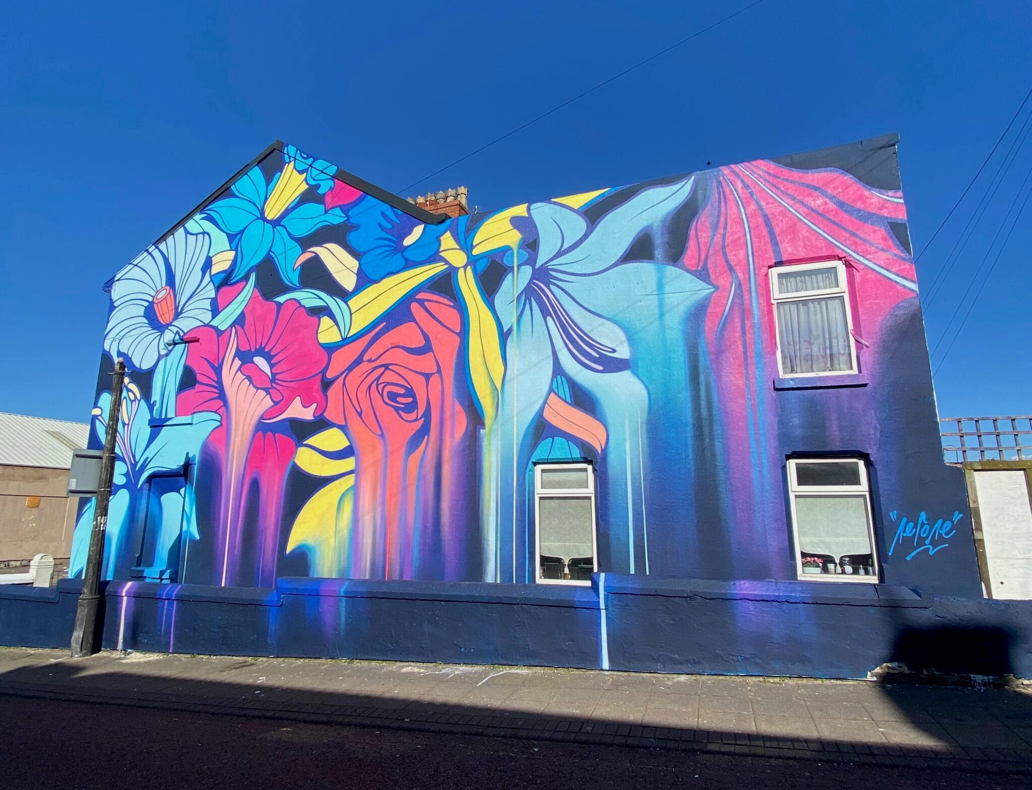 Street Artist Nerone Completes Striking 'belladonna' Mural