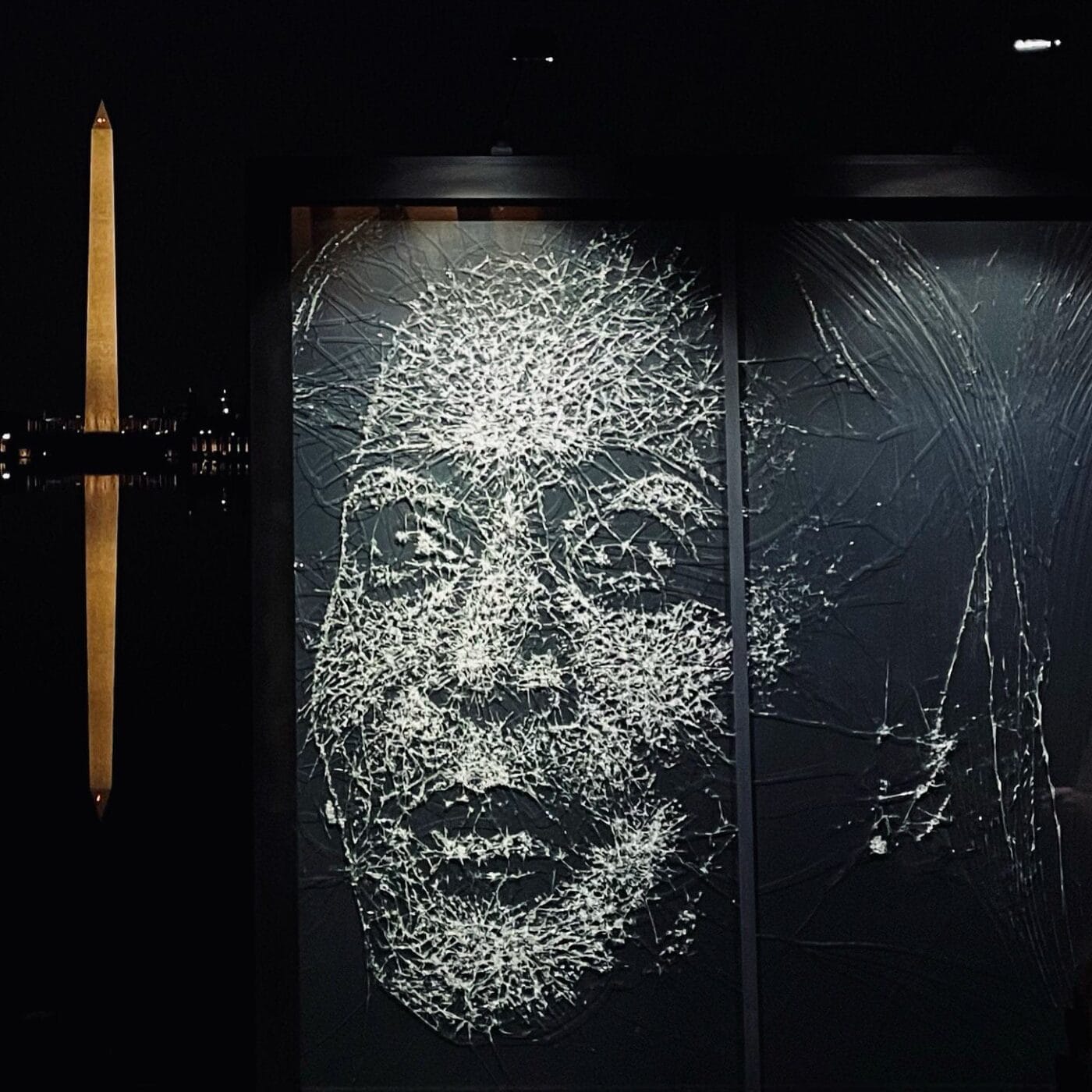 Broken Glass Portraits by Simon Berger