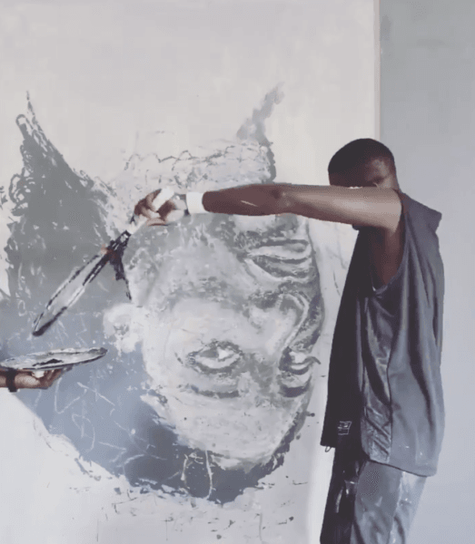 Boubou: The Senegalese artist that paints using everything and anything