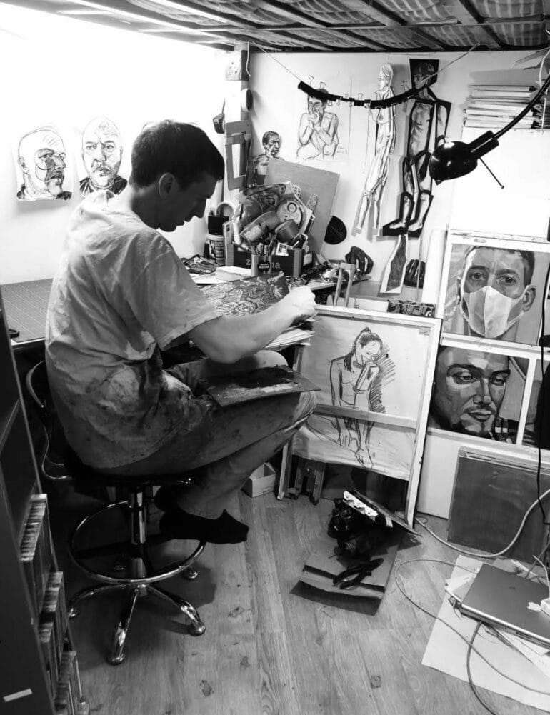 Sit for a Portrait by Artist Rod Kitson at The Other Art Fair London